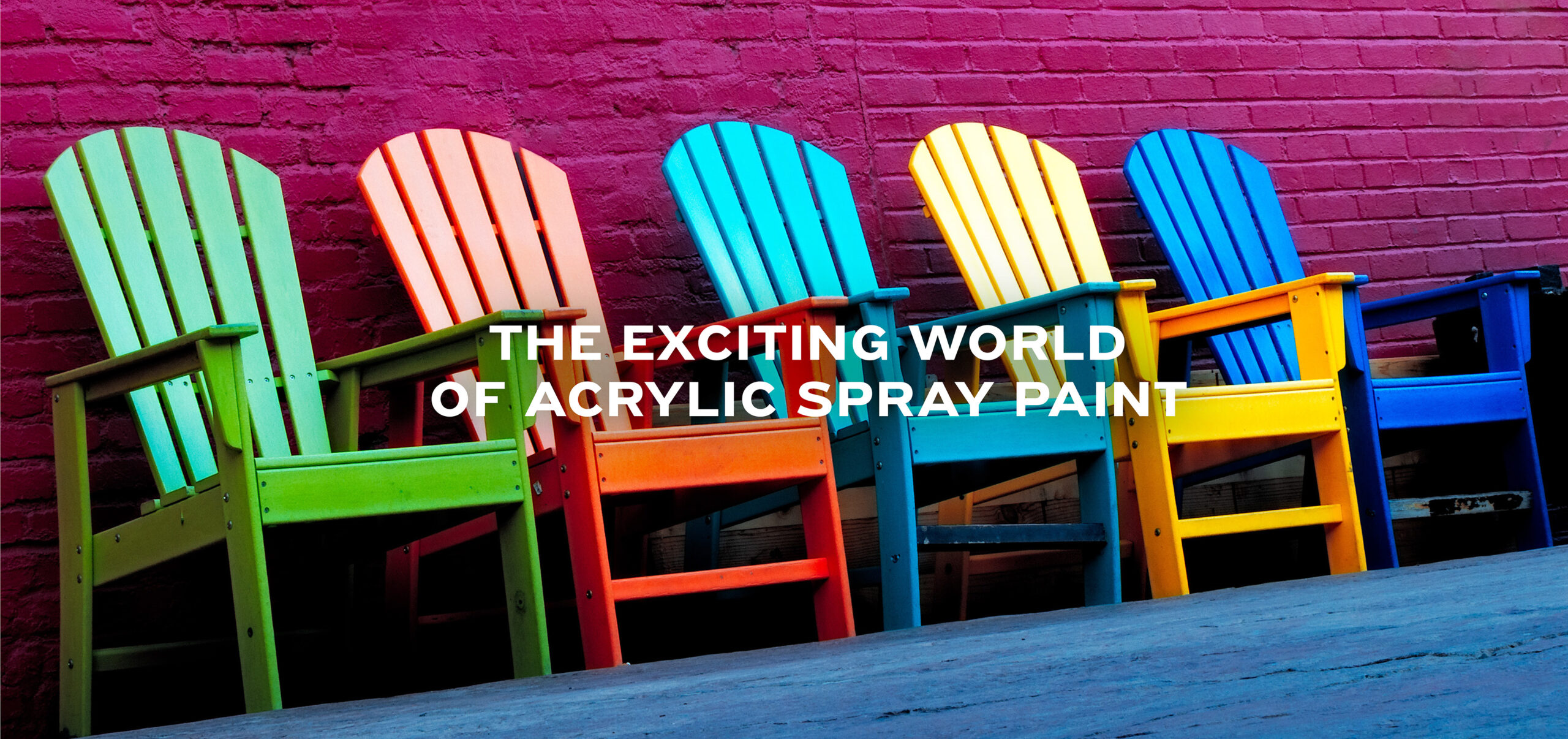 The exciting world of acrylic spray paint – your canvas of creativity